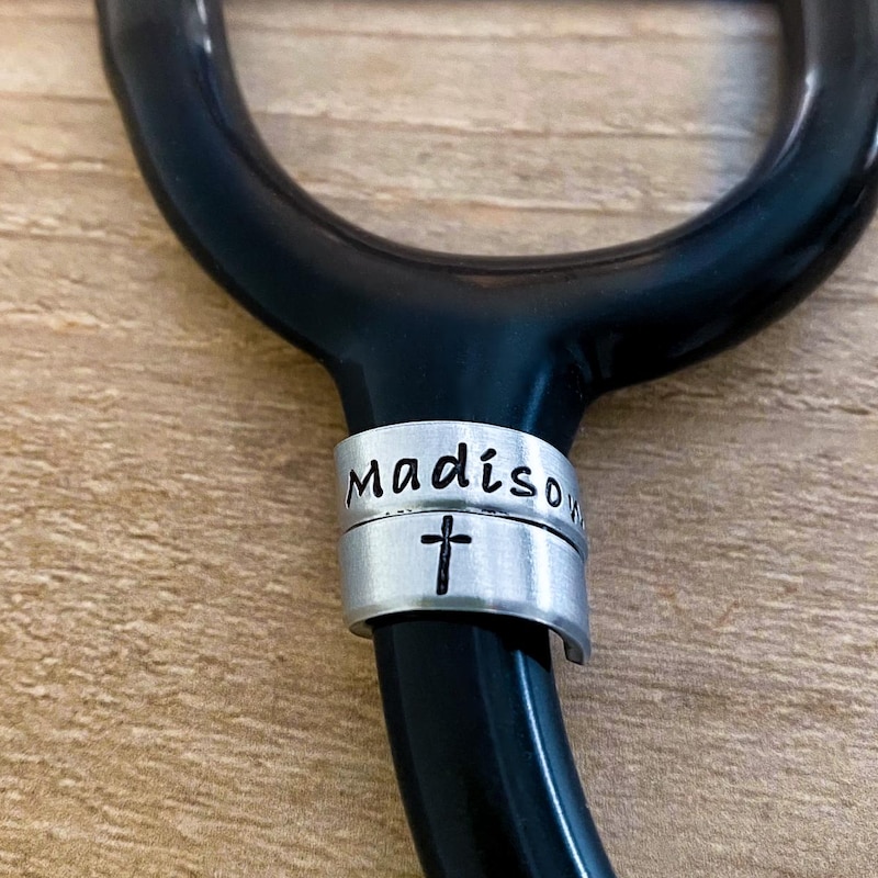 Stethoscope Name Cross - Etsy