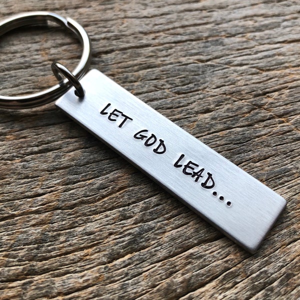 Let God Keychain - Etsy