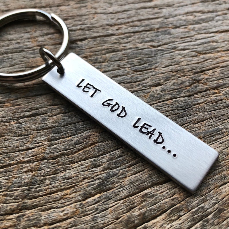 Let God Keychain - Etsy