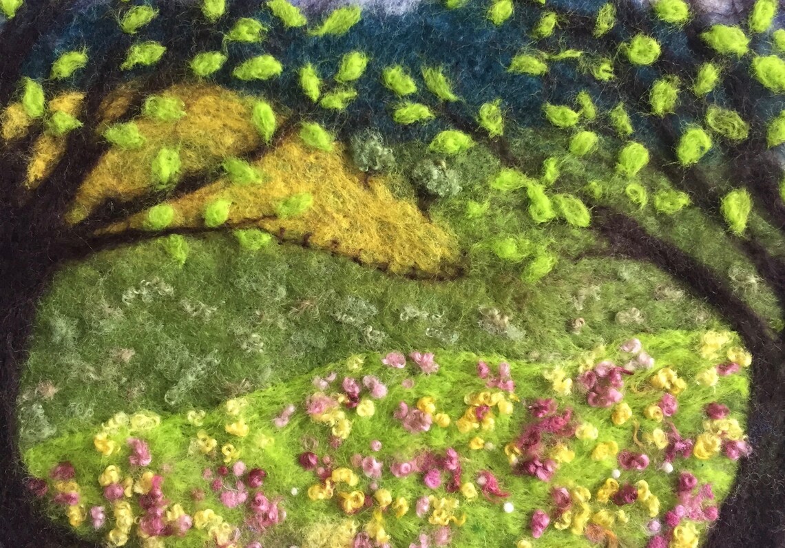 Springtime Painting, Spring, Nature, Countryside, Trees, Nature ...