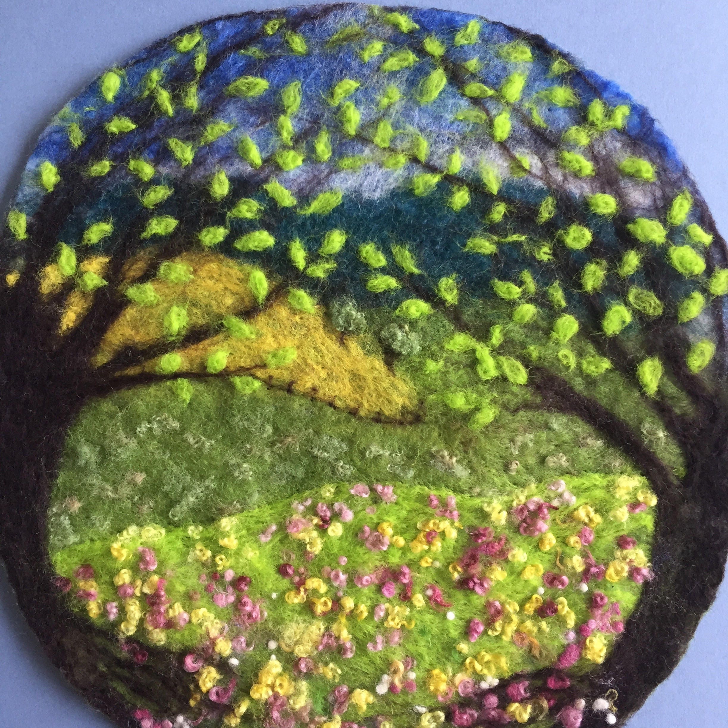 Springtime Painting, Spring, Nature, Countryside, Trees, Nature ...