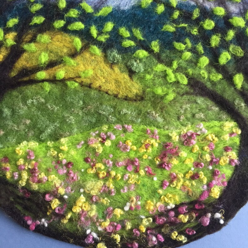 Springtime Painting, Spring, Nature, Countryside, Trees, Nature ...