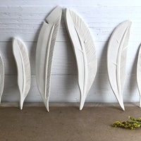 Ceramic Feather - Etsy