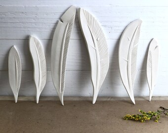 Ceramic Feathers - Etsy