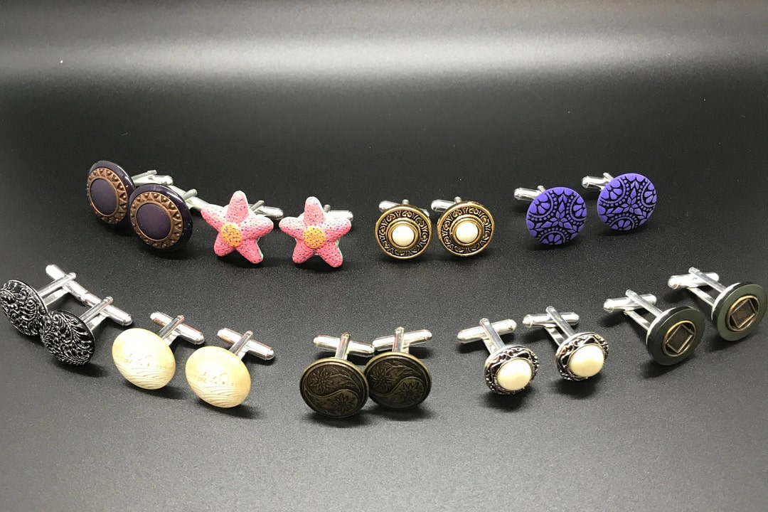 Cuff Link - Buttons Mix Vol2 - Etsy