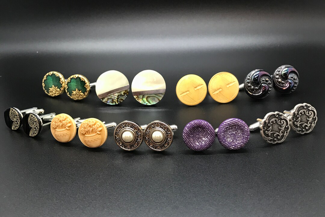 Cuff Link - Buttons Mix Vol1 - Etsy