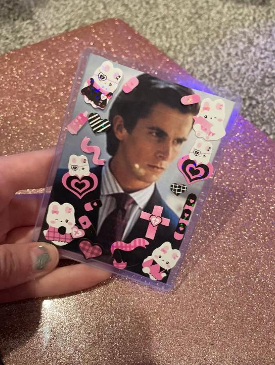 PATRICK BATEMAN, American Psycho Horror Kawaii Deco Photocard - Etsy