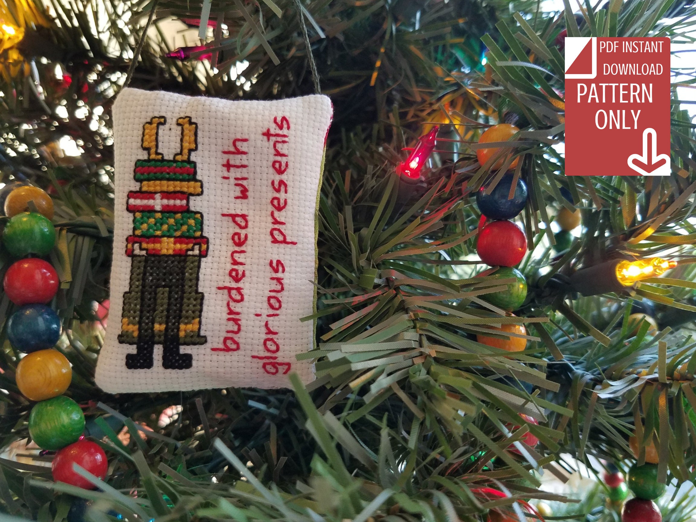 Marvelous Christmas: Loki Cross-stitch Ornament Pattern, PDF Instant ...