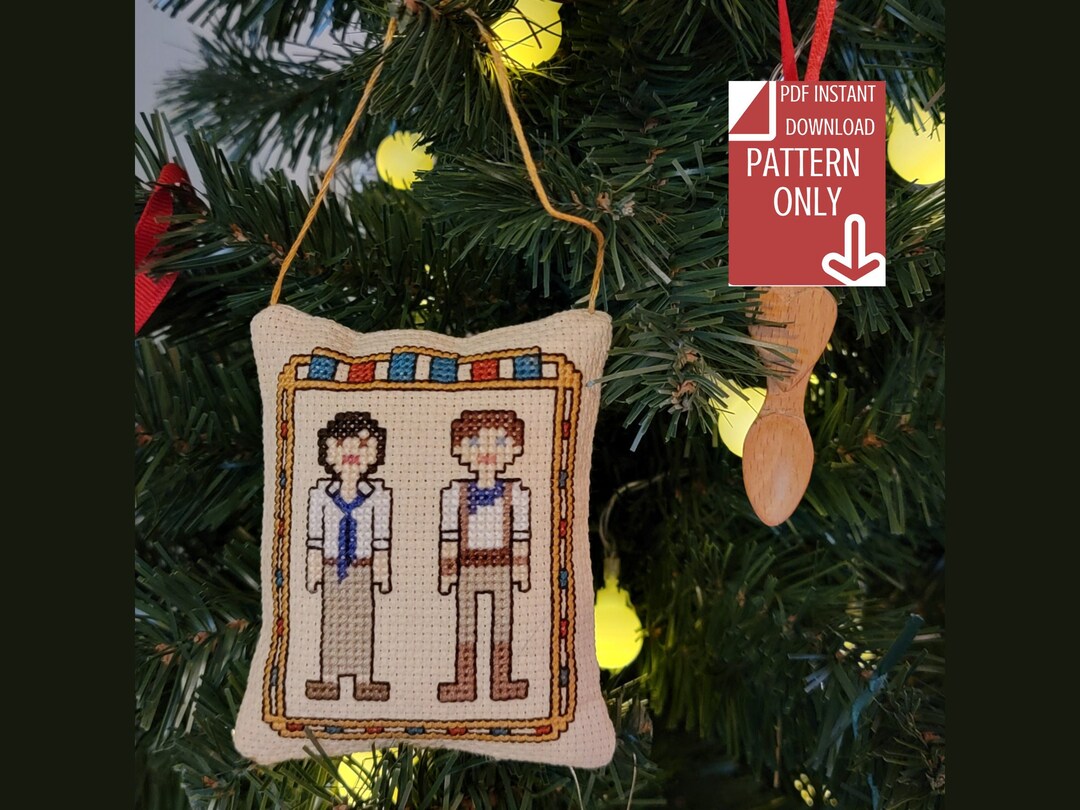 The Mummy: Rick & Evie O'connell Cross-stitch Ornament Pattern, PDF ...