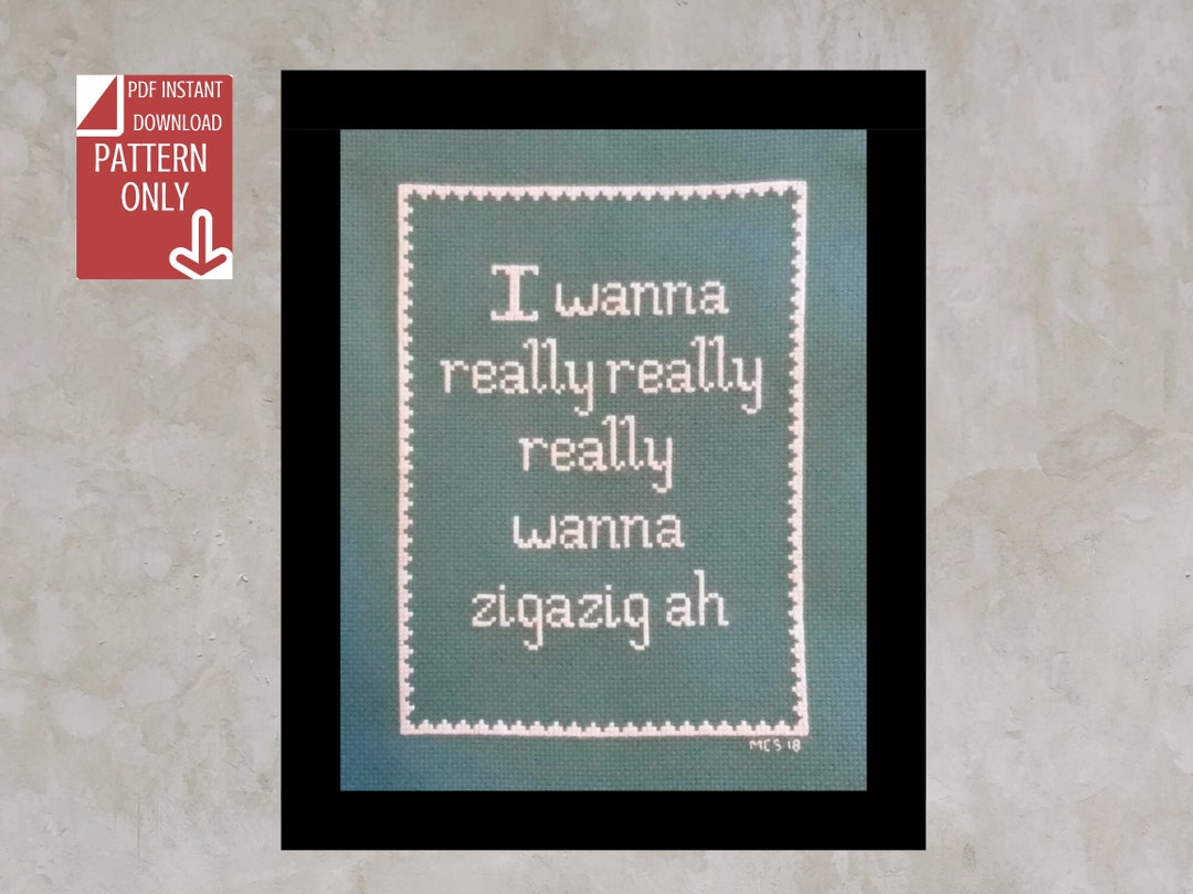 Spice Girls: Wannabe Cross-stitch Pattern PDF Instant Download - Etsy