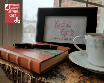 Kindred Spirits Cross Stitch Pattern - Etsy