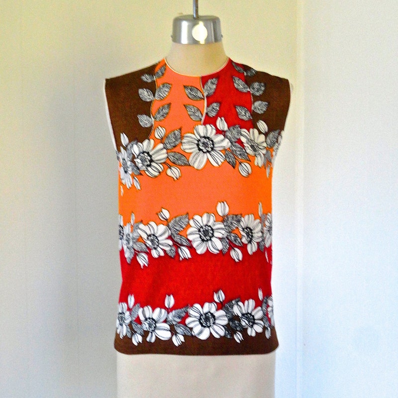 1960s Shell Blouse - Etsy