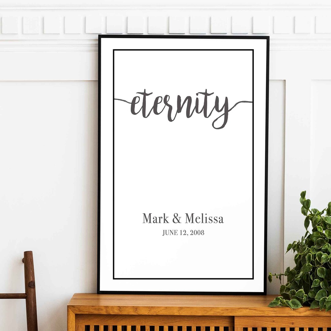 PERSONALIZED Art- Eternity - DIGITAL DOWNLOAD, Printable Art, Gifts for ...
