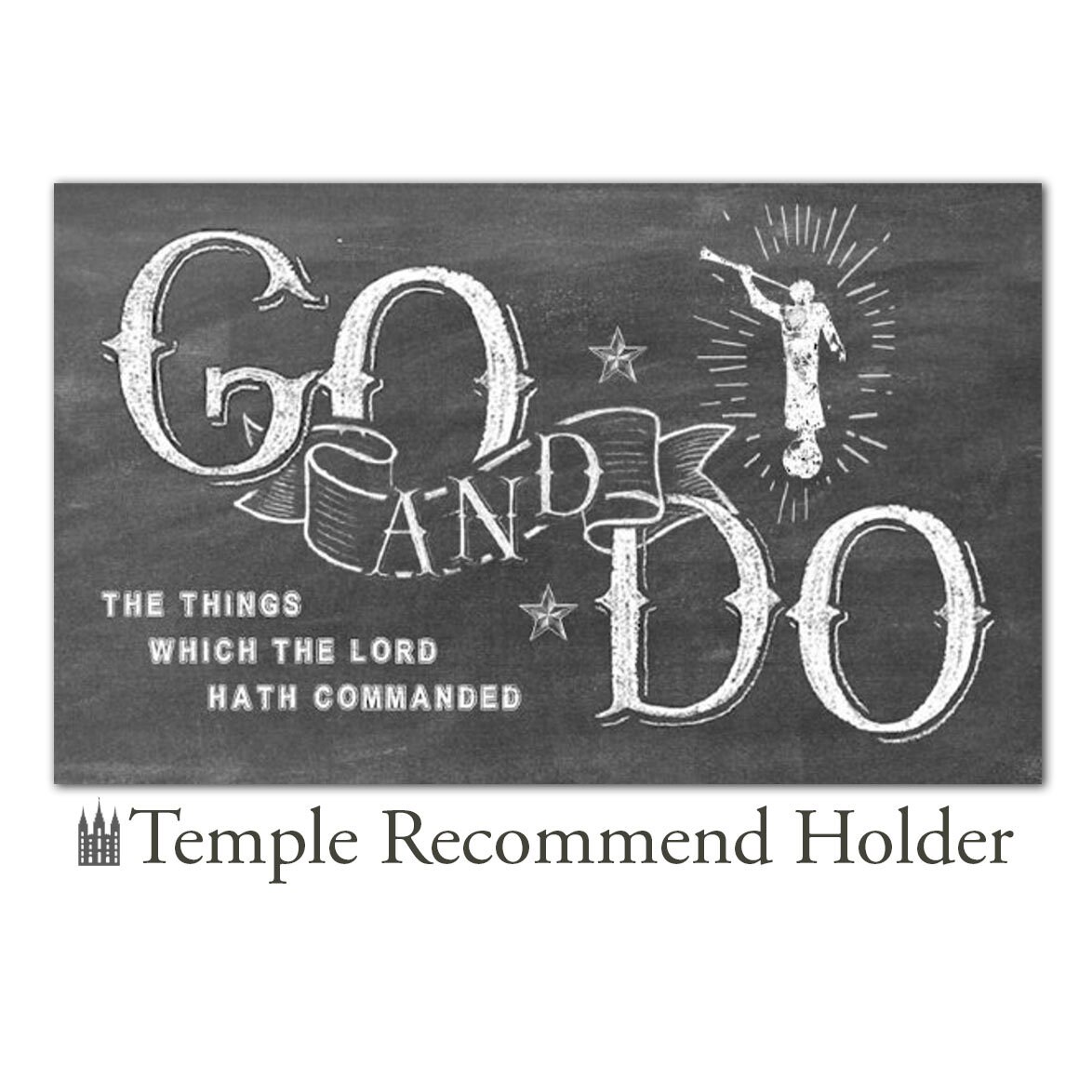 Temple Recommend Holder 2020 Youth Theme i Will Go & - Etsy