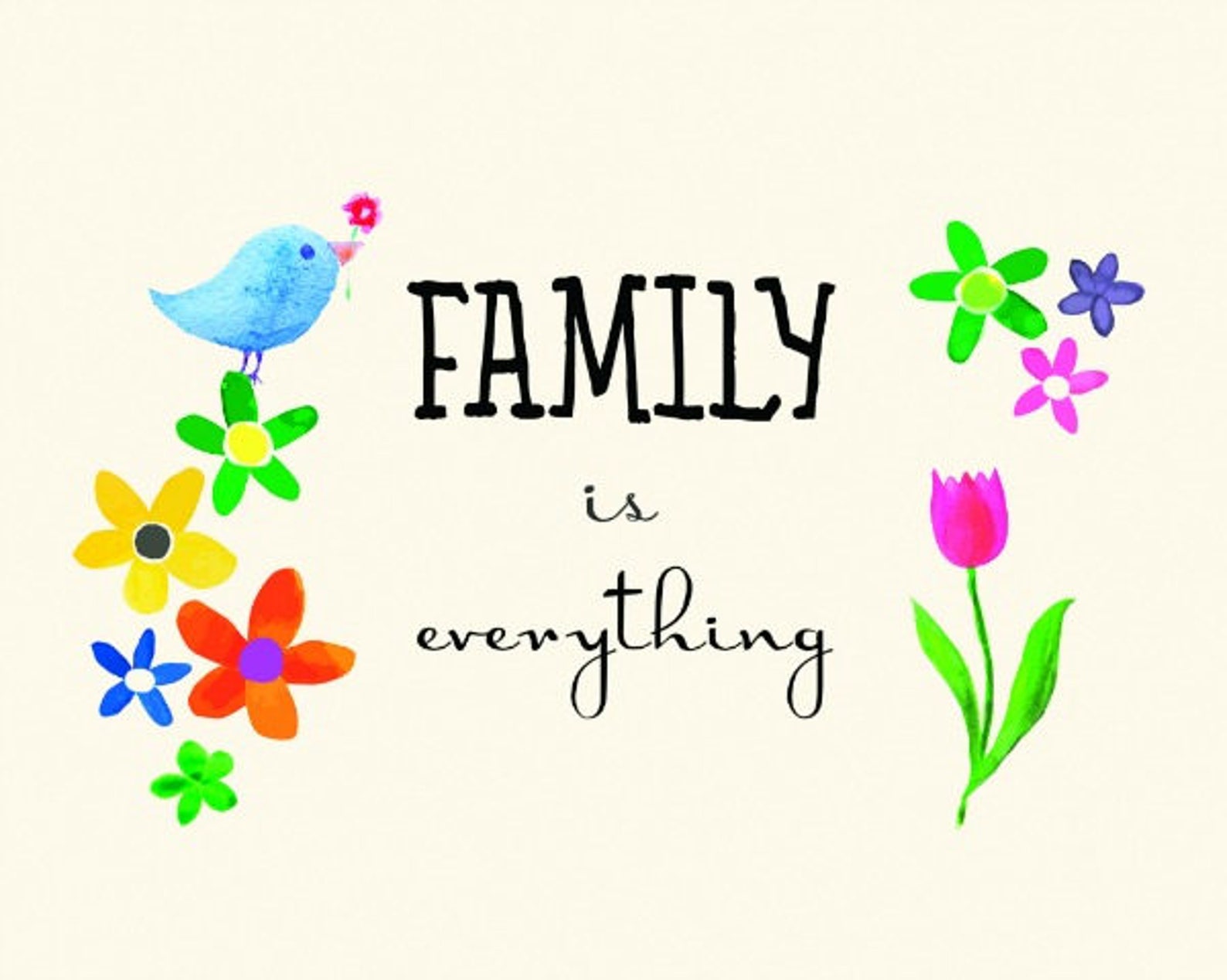 Digital Download Family is Everything - Etsy