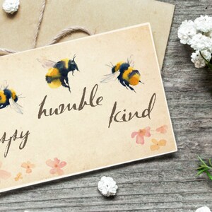 Three Bee's - Note Card Set From the Bee & Beehive Greeting Card ...