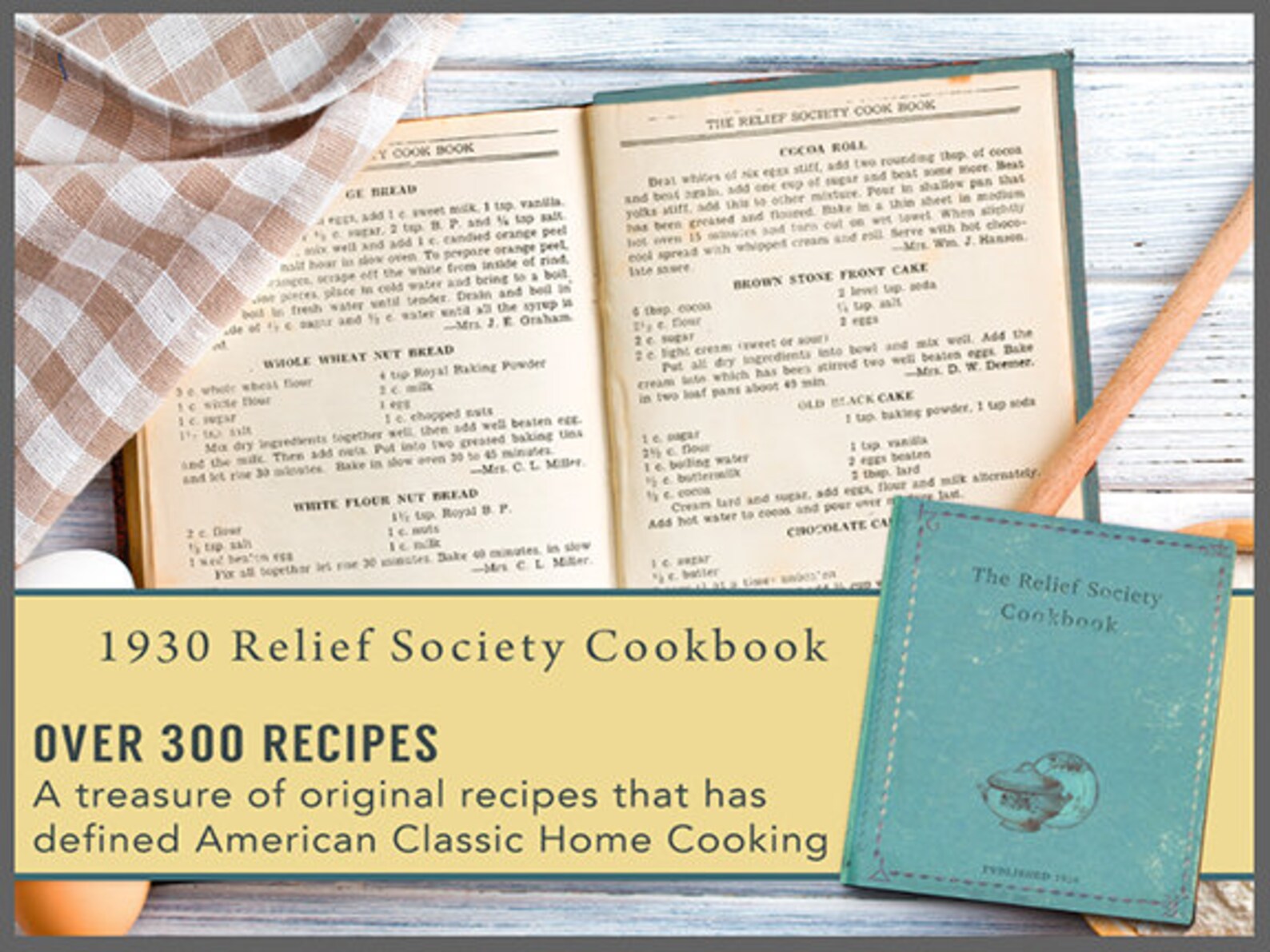 1930 Relief Society Cookbook Over 300 Recipes From Funeral - Etsy