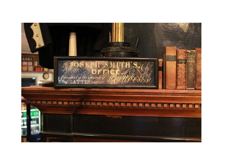 Joseph Smith Office Sign - Red Brick Store - Etsy