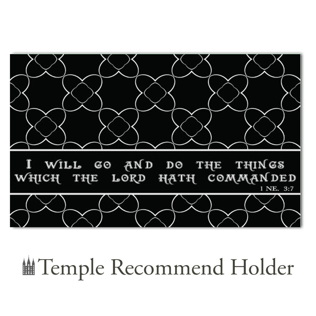 Temple Recommend Holder - 2020 Youth Theme I Will Go and Do the Things ...