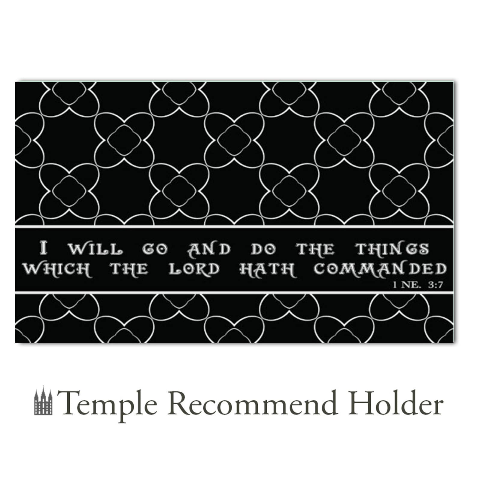 Temple Recommend Holder 2020 Youth Theme I Will Go and Do the Things ...