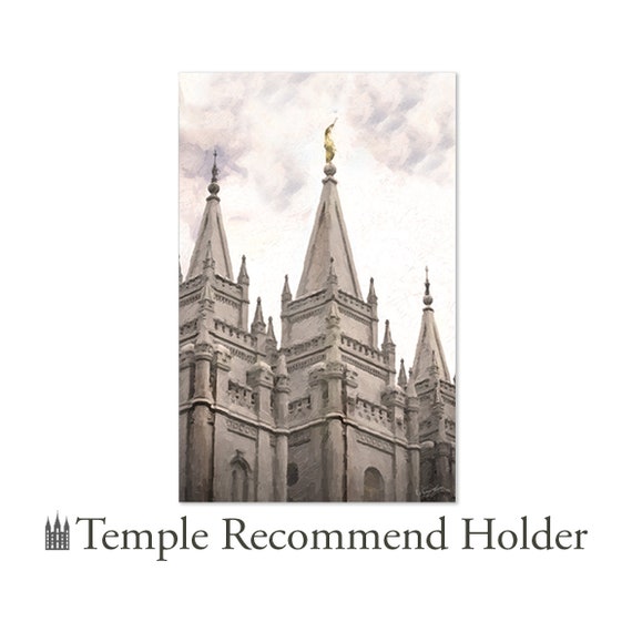 Temple Recommend Holder Proclaim Peace Latter-day Saints | Etsy