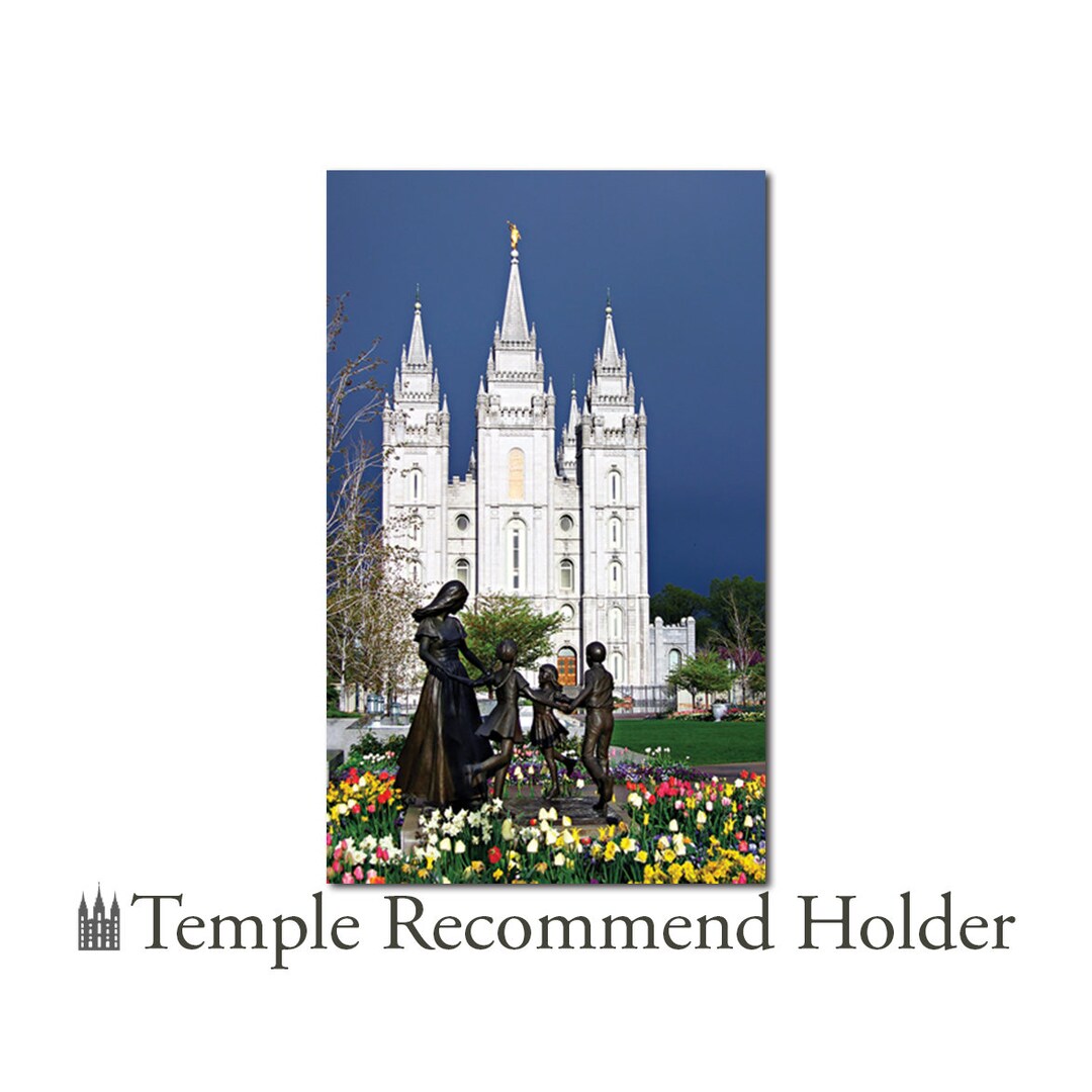 Temple Recommend Holder - Forever Families Salt Lake Temple REC70 ...