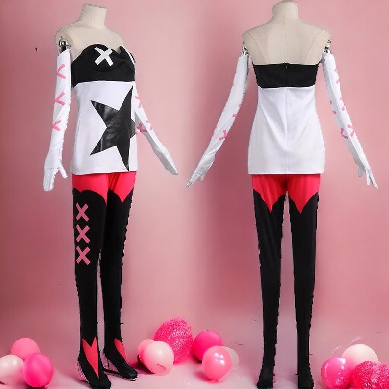 Hazbin Hotel Costume, Verosika Mayday Cosplay, Costume Outfits ...