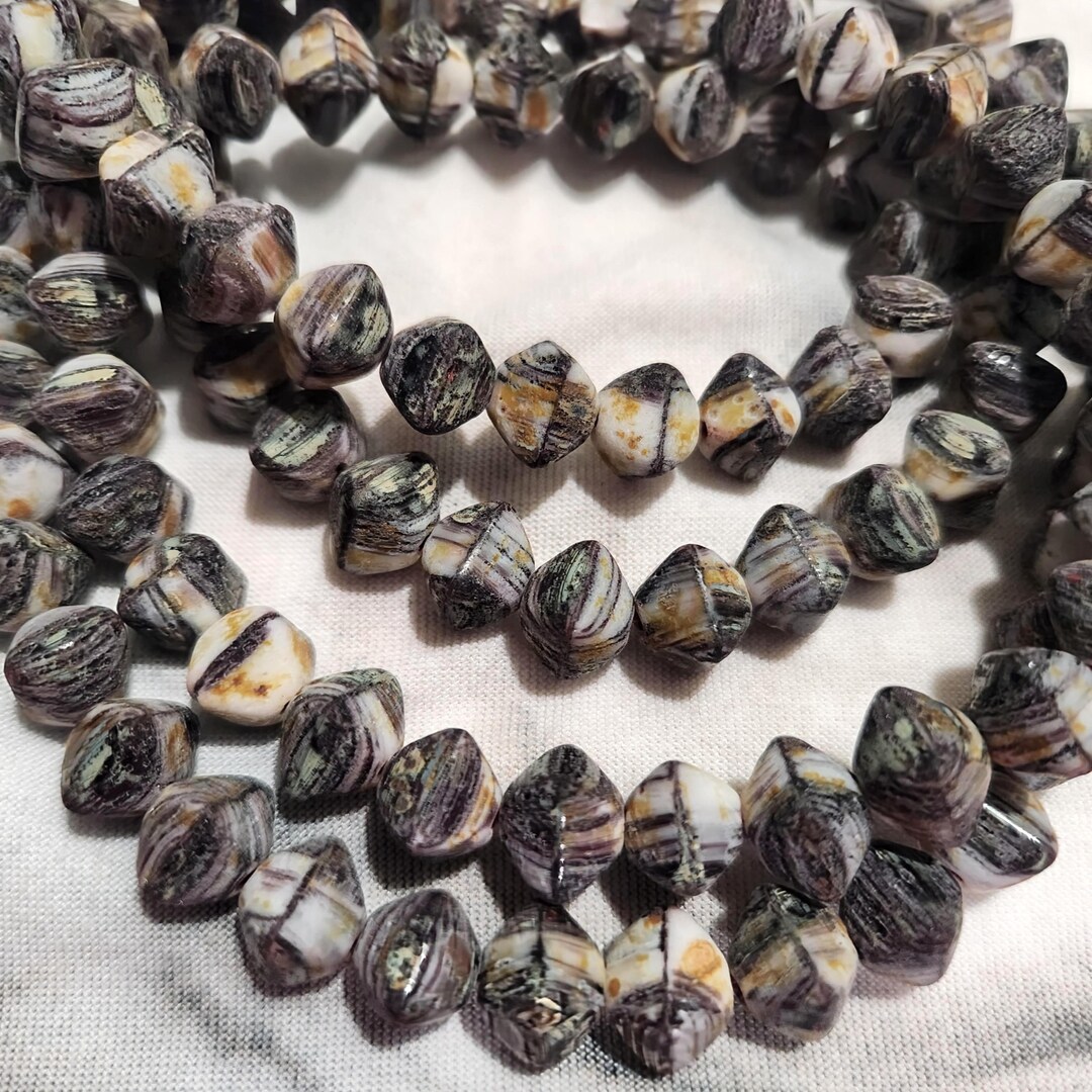 Ten 8x10mm Bicone Shape in Mix Colors - Etsy