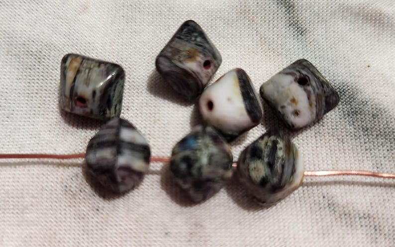 Ten 8x10mm Bicone Shape in Mix Colors - Etsy