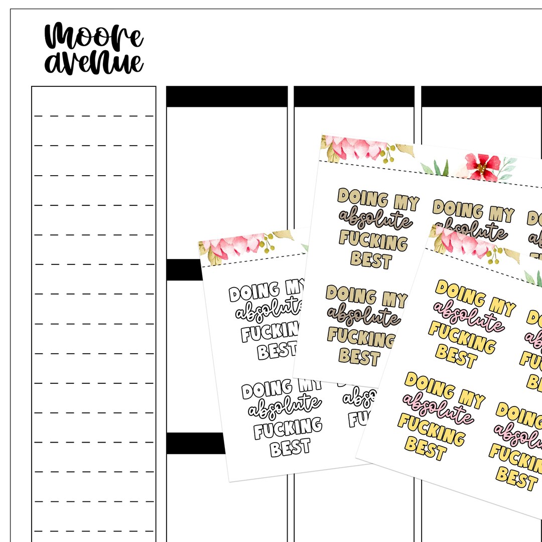 Planner Stickers - Sassy Planner Stickers - Quotes Stickers - My ...