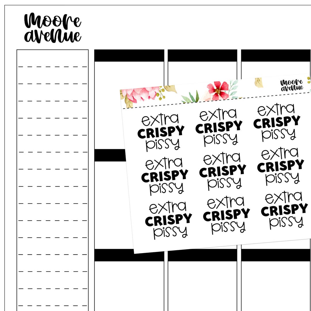 Planner Stickers - Sassy Stickers - Quotes Stickers - Extra Crispy ...
