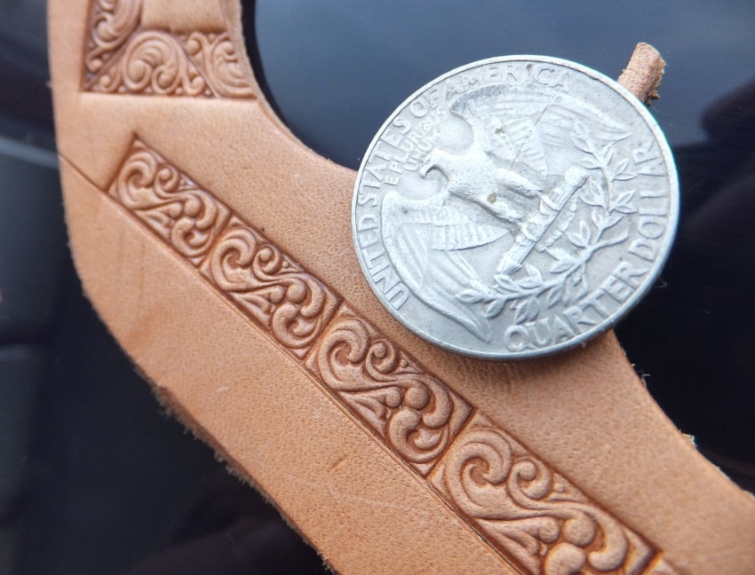 012-09 Rectangle Ornamental Leather Stamp Saddlery Homemade | Etsy