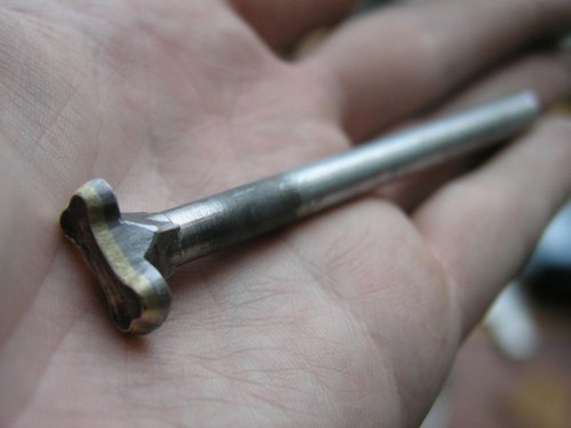 016-01 Puppy Bone Leather Saddlery Tool Punch Home.made 3D Brass Stamp ...