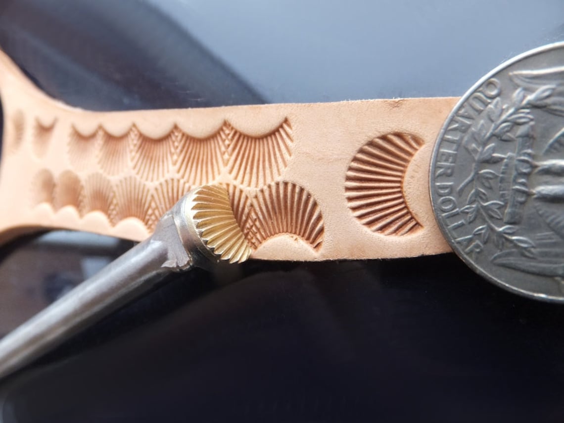 013-36 Lined Border 2019 Leather Stamp Homemade Custom Saddlery Tool - Etsy