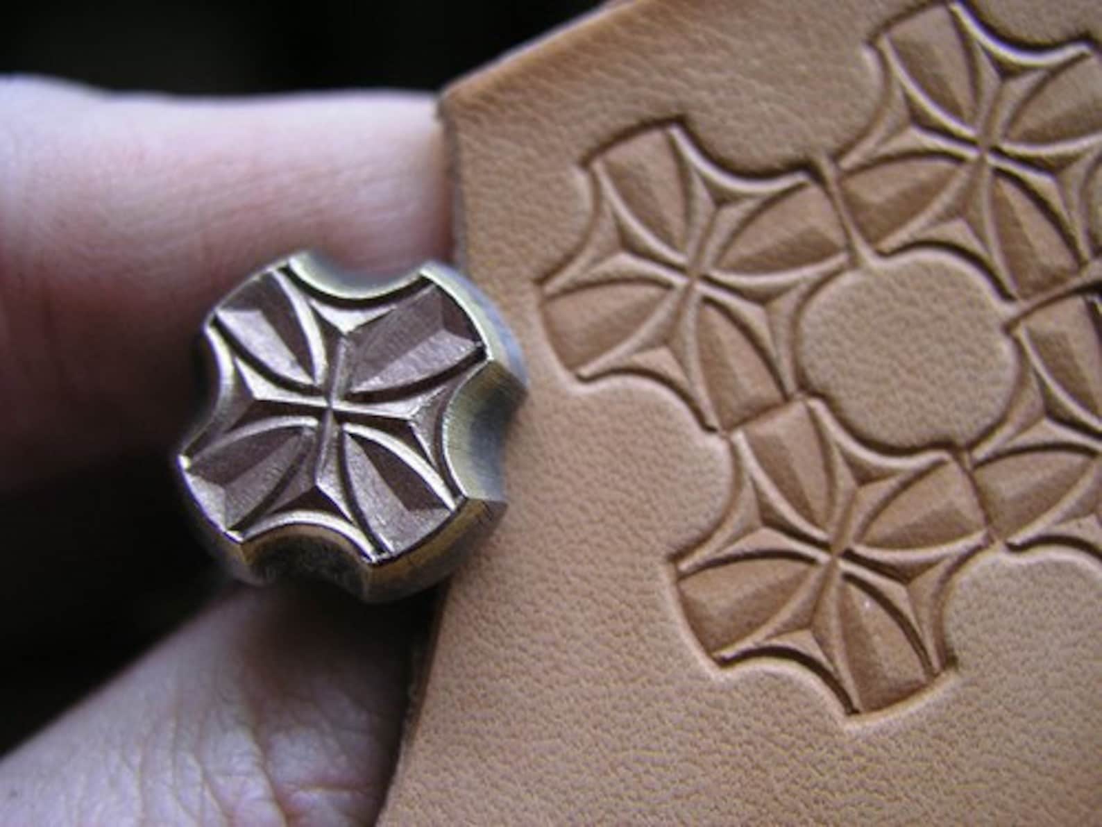 Celtic Circle Cross No.2 Western Vintage Leather Stamp Biker - Etsy