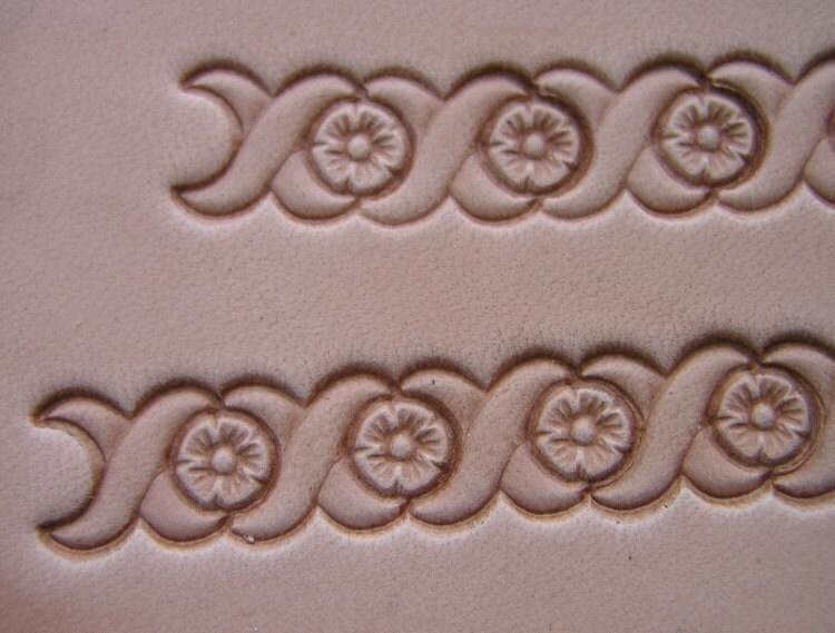 013-01 Border With Rose Leather Stamp Saddlery Tool Punch - Etsy