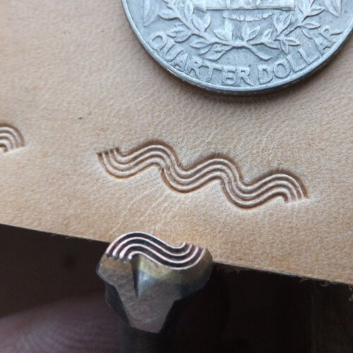 013-13 MEANDER Rounded Leather Stamp Homemade Custom Saddlery - Etsy