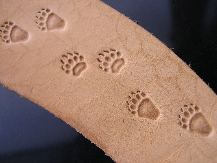 017-03 Complete Bear Front and Rear 2 Pcs Track Brass Stamp - Etsy