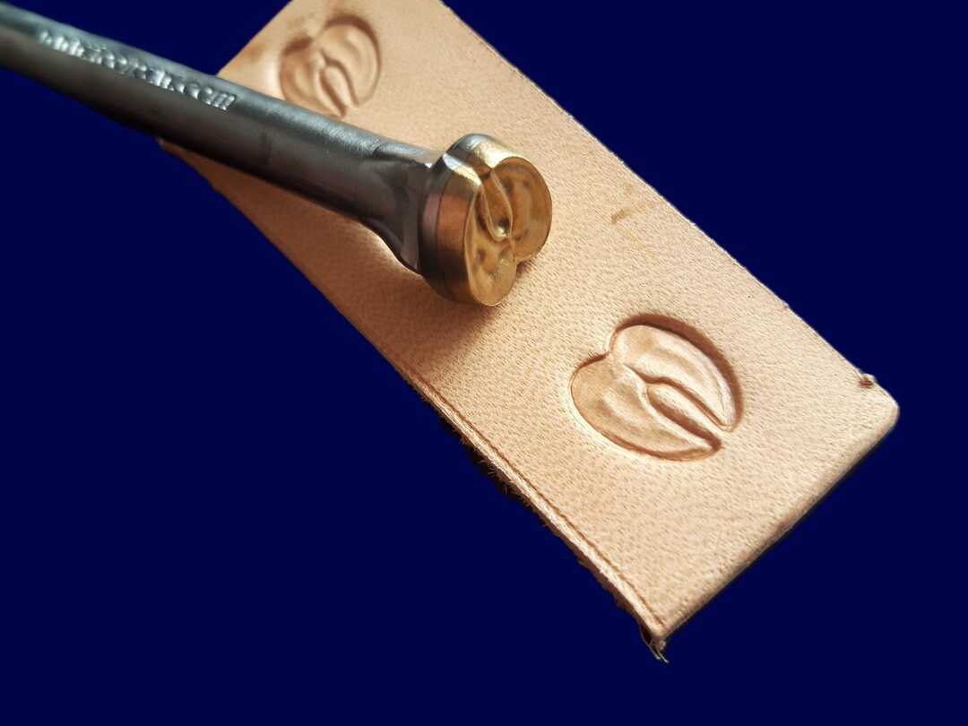 011-07 Deer Track Leather Stamp 12 X 11 Mm Brass Work Surface With Own ...