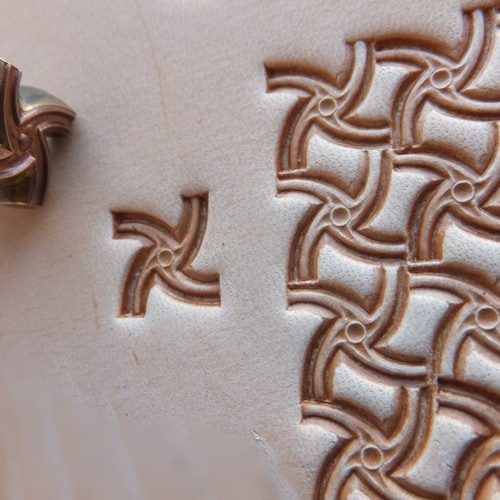 013-13 MEANDER Rounded Leather Stamp Homemade Custom Saddlery - Etsy