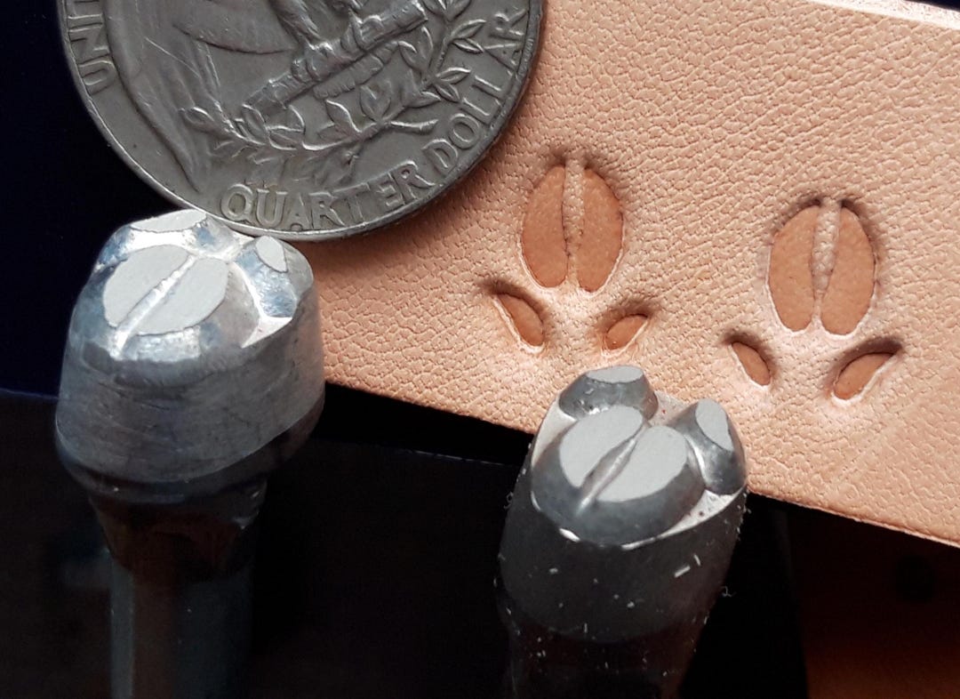 Wild Boar LEFT and RIGHT PAWS 3/8, 10 Mm Aluminium Leather Stamp - Etsy