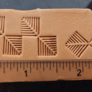 012-05 FISH BONE Pattern Leather Stamp Homemade Custom Saddlery Tool - Etsy