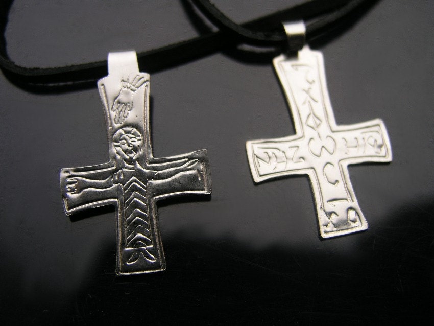 042-13 Design of Byzantine Cross 10 Pcs Pendants Stainless - Etsy