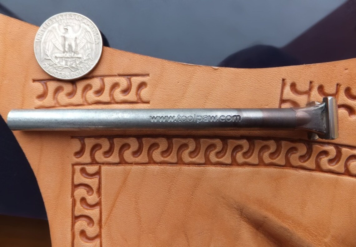 013-13 MEANDER Rounded Leather Stamp Homemade Custom Saddlery - Etsy