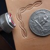 013-13 MEANDER Rounded Leather Stamp Homemade Custom Saddlery Tool - Etsy