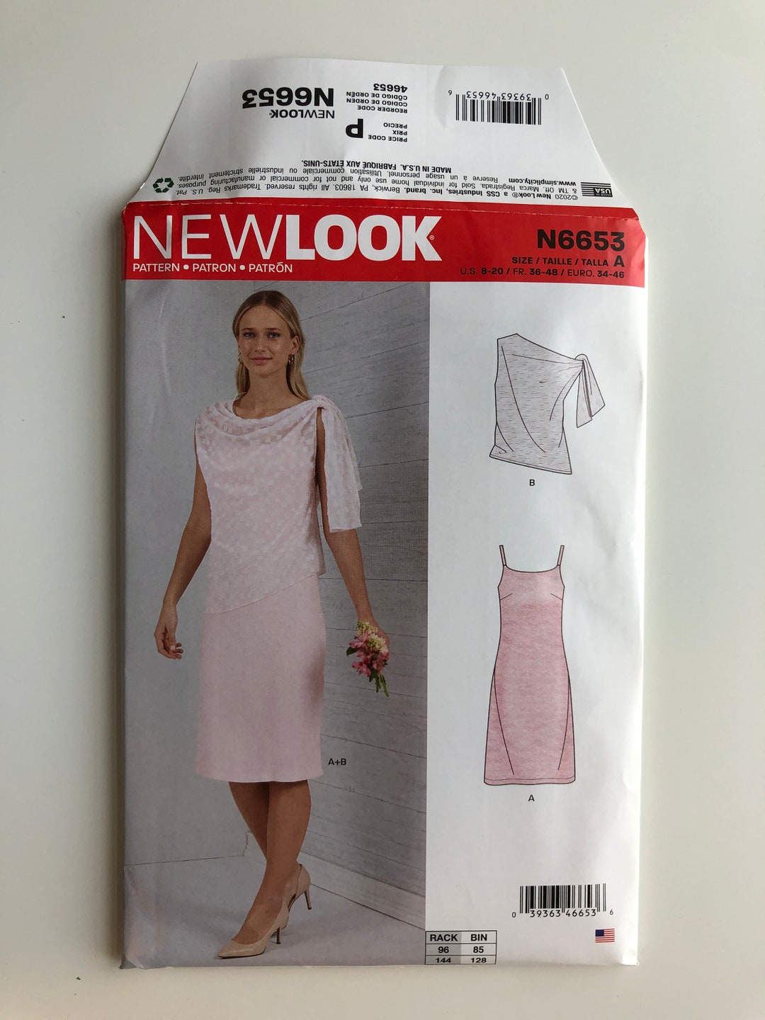 New Look N6653 Fit and Flare Dress Sewing Patterns Sizes 8-20 Uncut ...