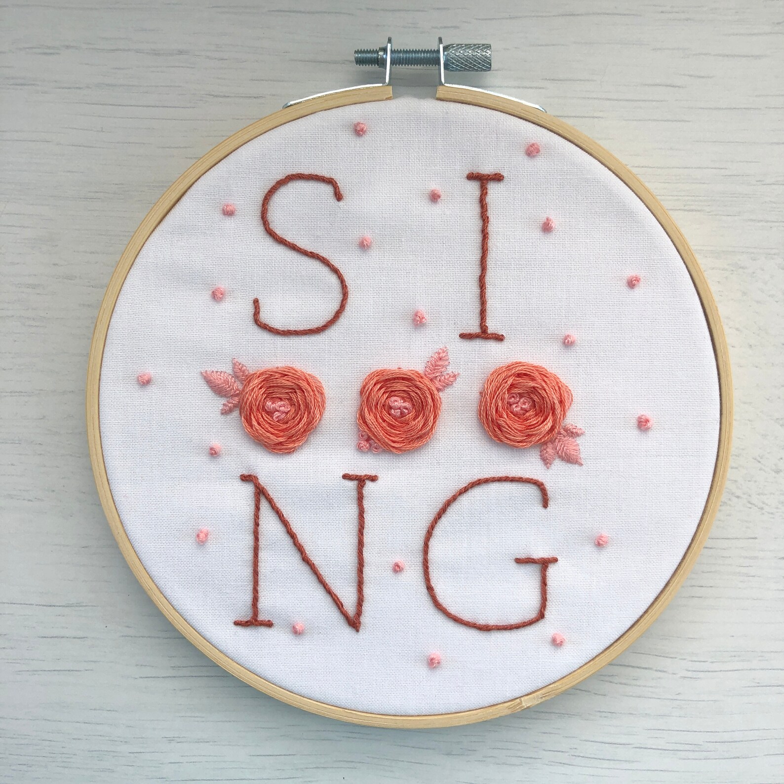 SING Beginner Pdf Embroidery PATTERN - Etsy