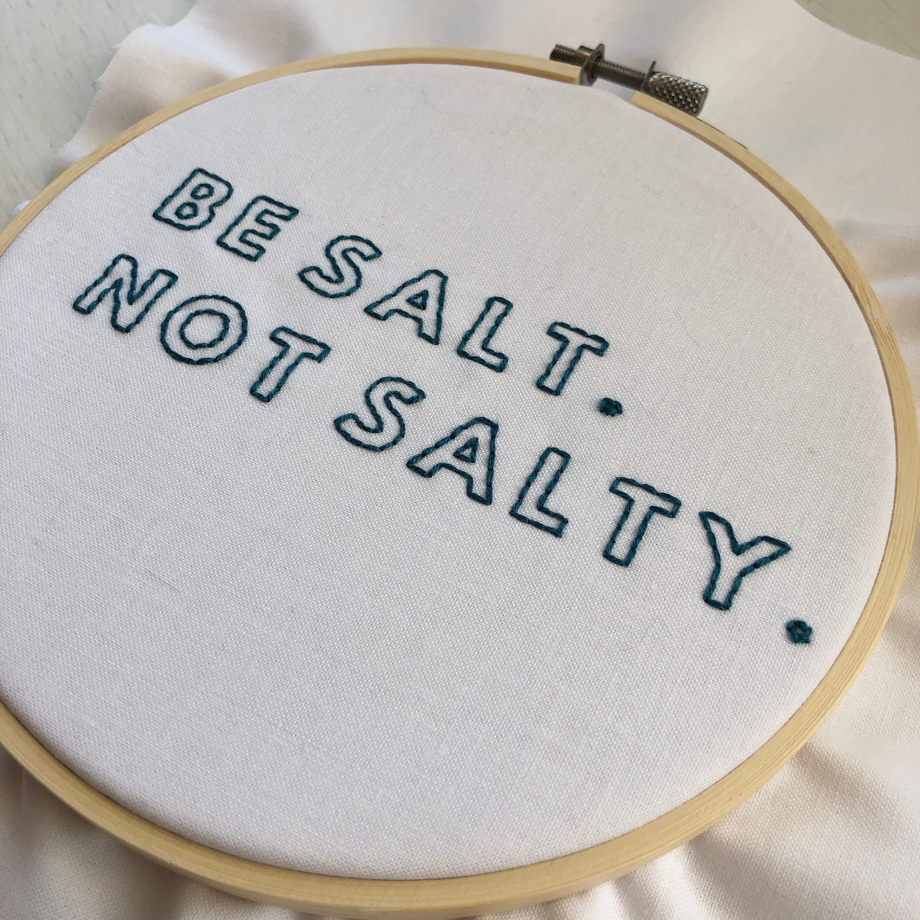Be Salt Not Salty Beginner Pdf Embroidery PATTERN Matthew - Etsy