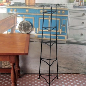Wrought Iron Standing Pot Rack With 5 Copper Pots - Etsy