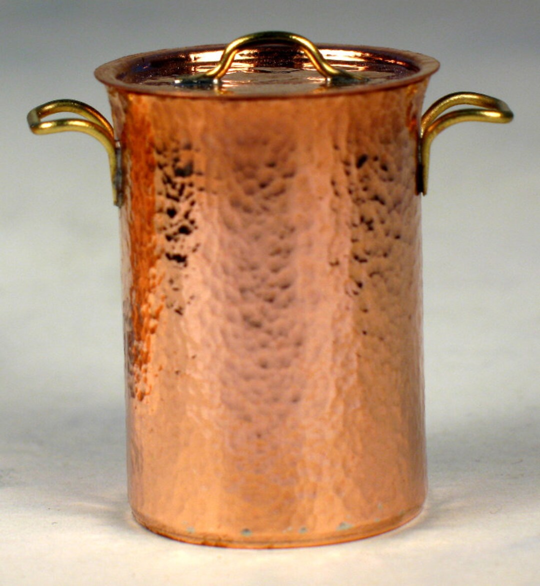 Copper Hammered Soup Pot in 1/12th Scale - Etsy